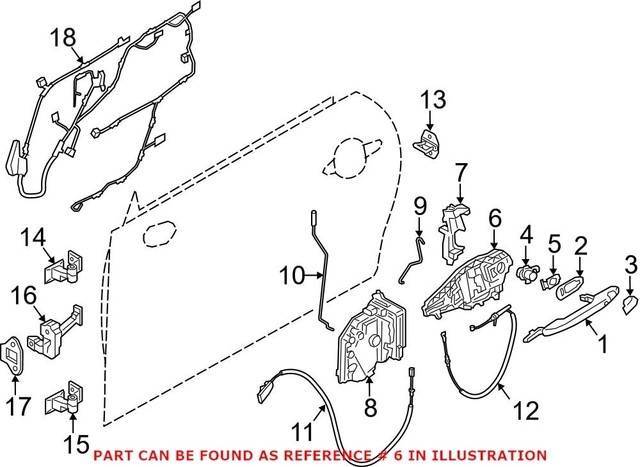 MINI OEM 14-16 Cooper Door-carrier Left 51217296457 for sale online | eBay