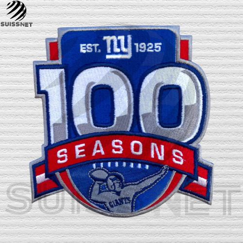 New York Giants Patch 2024 100 Seasons Patch Football Jersey Patch 5 in Iron On | eBay