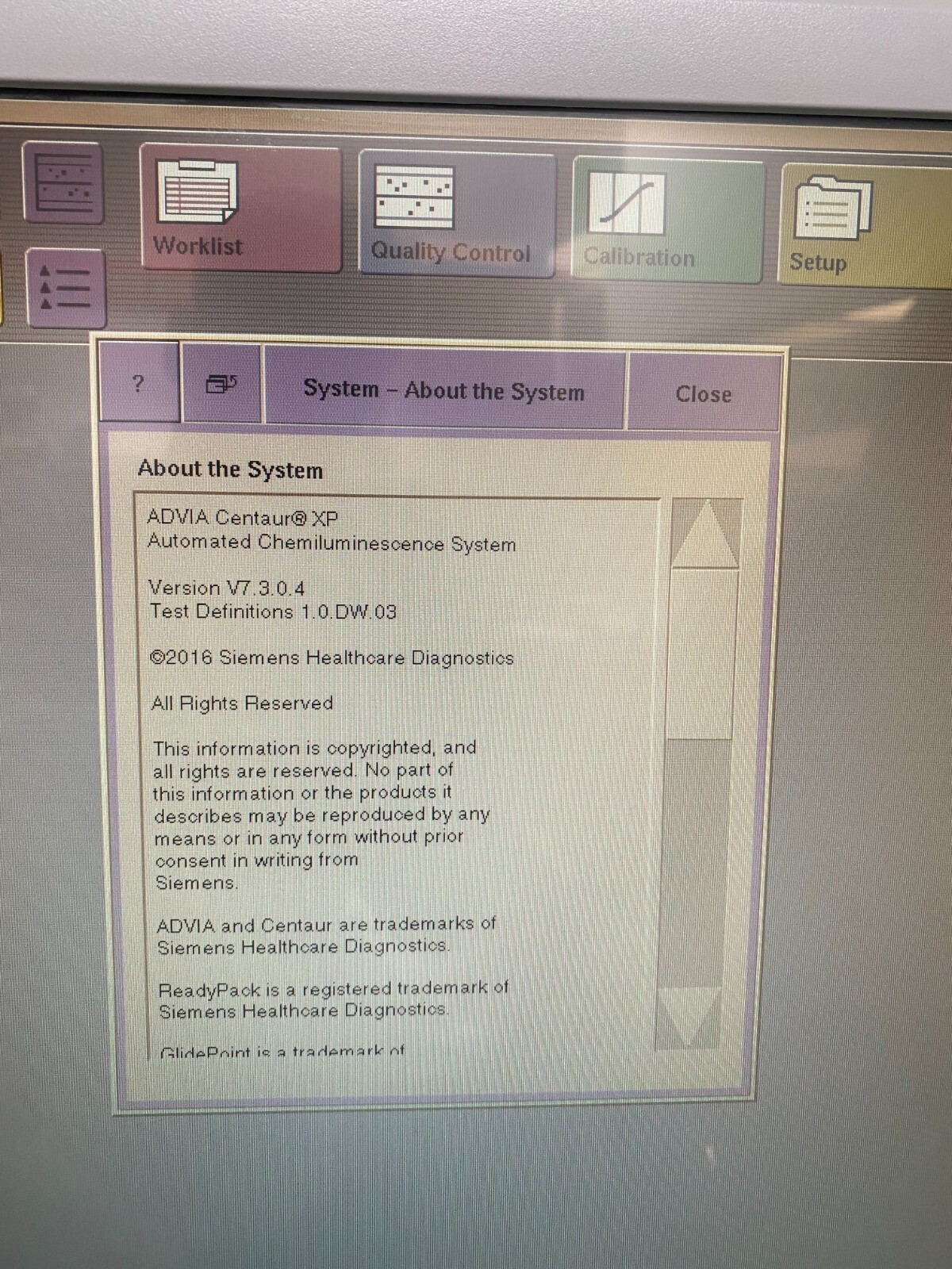 Siemens Advia Centaur XP | eBay