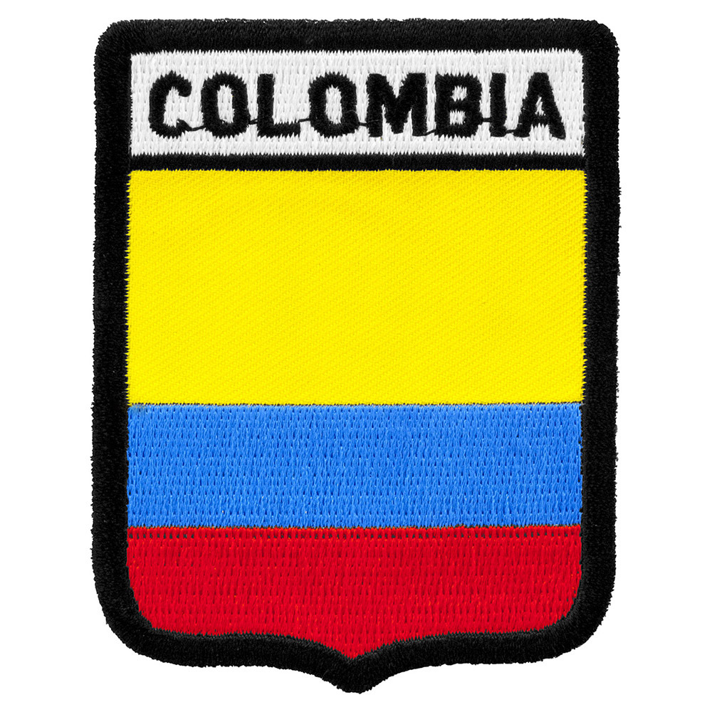 Colombia Flag Shield Patch, Country Flag Patches | eBay