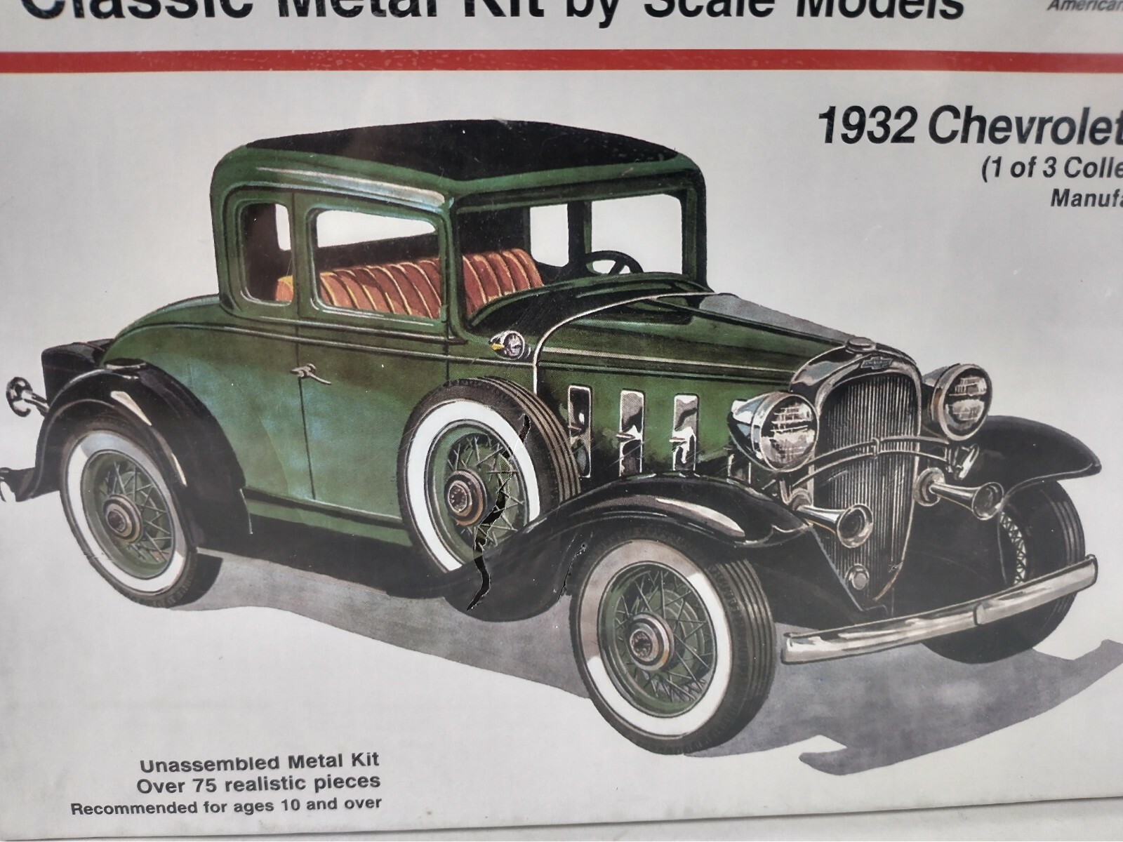 1932 Chevrolet Coupe Hubley JLE Scale Models 1 20 Diecast Model Kit ...