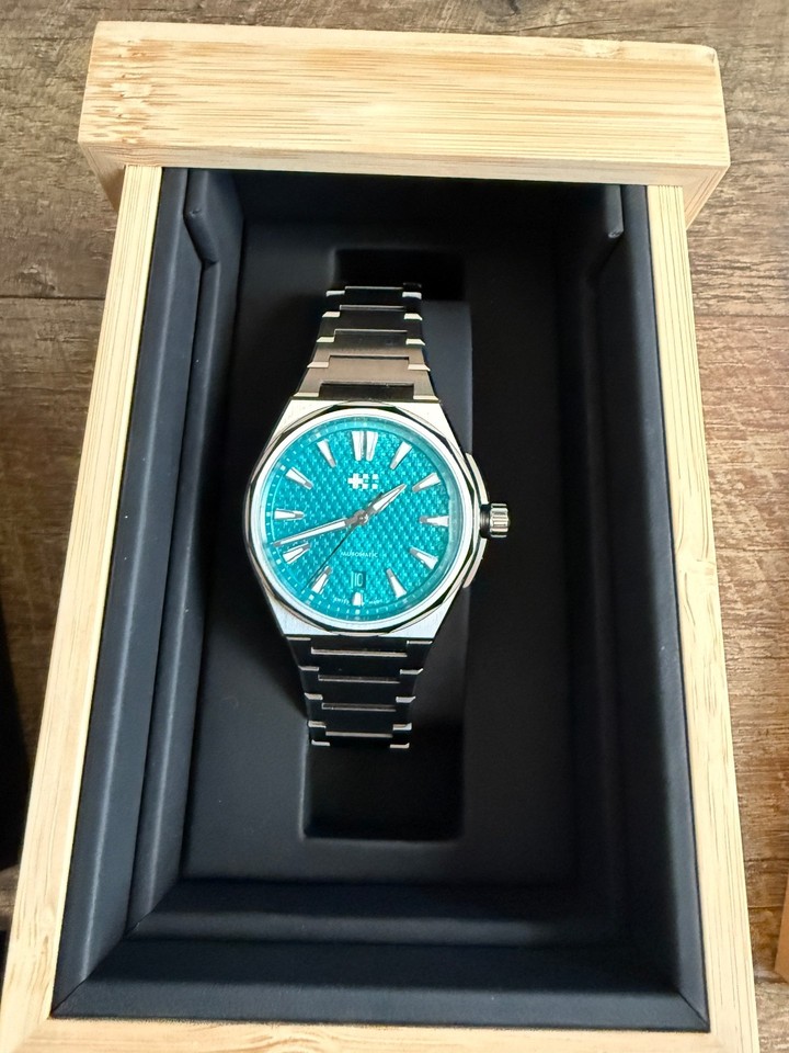 2025 Christopher Ward The Twelve 40mm Mineral Blue Automatic Watch Full ...