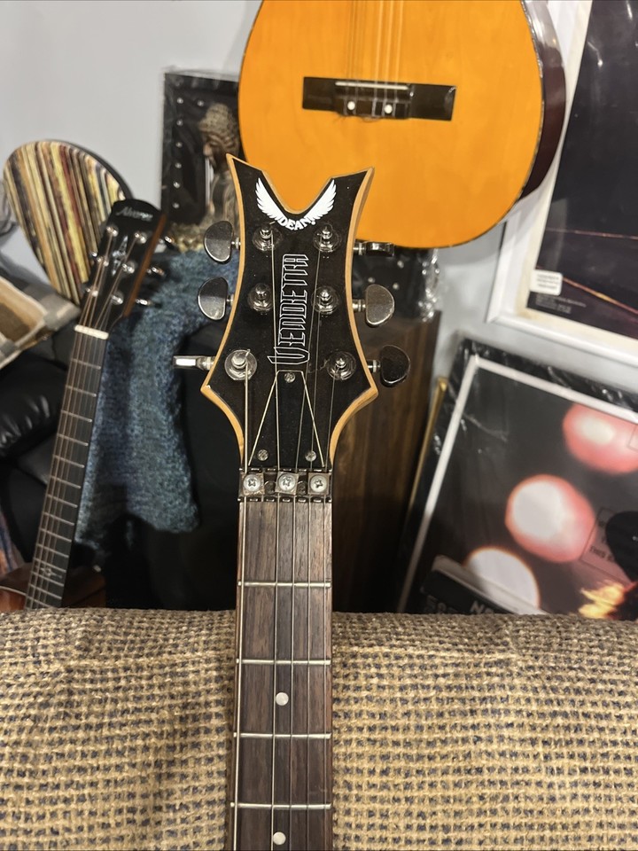 dean vendetta electric guitar Quilted Greenish Grey With Gig Bag | eBay