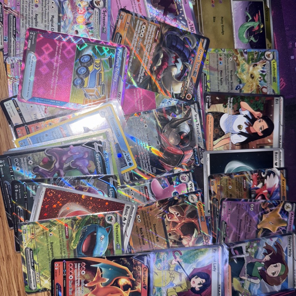Ultra Rare Pokemon Bulk Lot - ONLY V/GX/EX/MEGA/ VMAX /FULL ART/ ULTRA ...