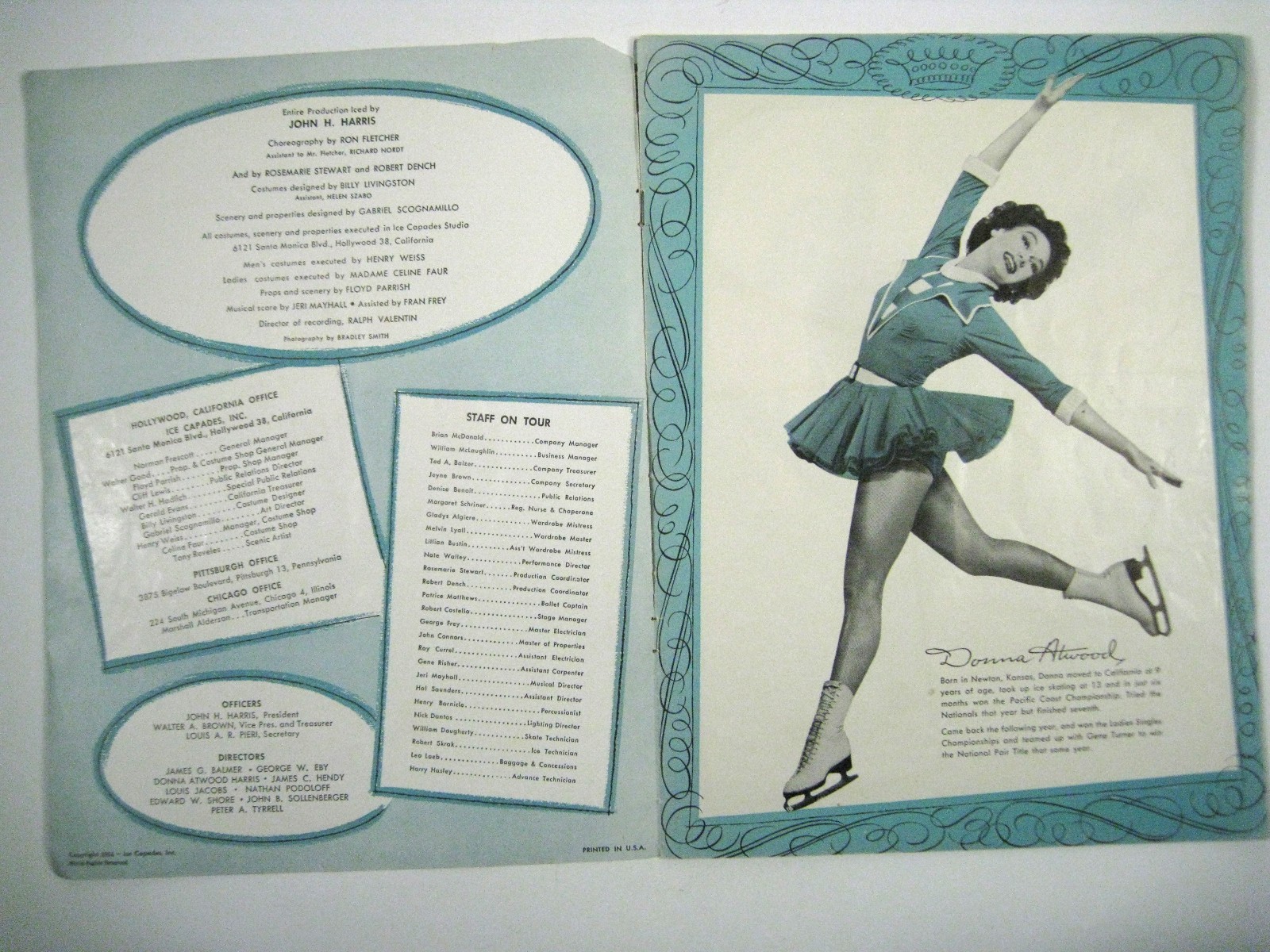 Ice Capades Program 1955 Bobby Specht Ice Skating | eBay