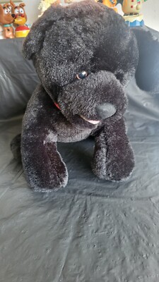 Build a Bear Workshop Plush,Stuffed Jet Black Labrador 25 Anniversary ...