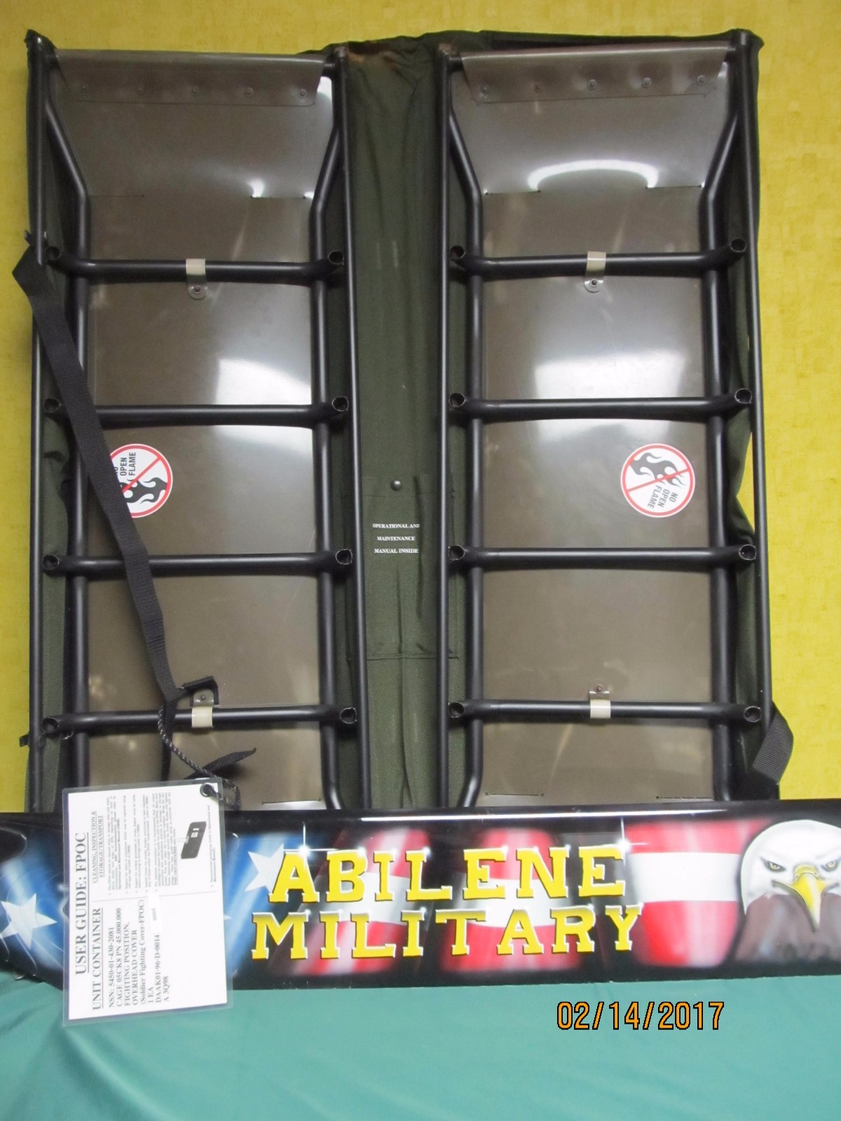 FIGHTING POSITION OVERHEAD COVER FOXHOLE DEER DUCK BLIND PAINTBALL FPOC ...