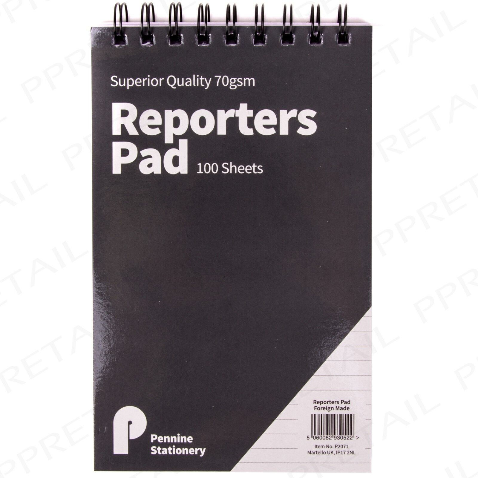 5 x SPIRAL REPORTERS PADS Notebook Stationary Shorthand Lined Flip ...