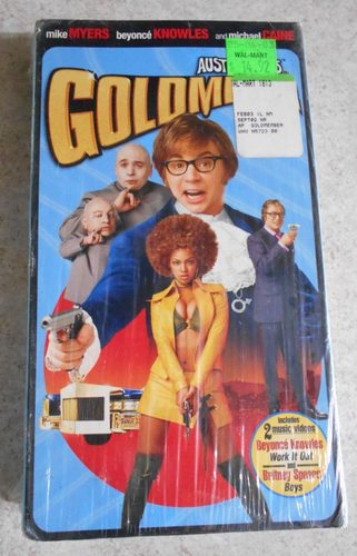 Austin Powers GOLDMEMBER VHS Tape NEW Sealed 2002 comedy Beyonce ...