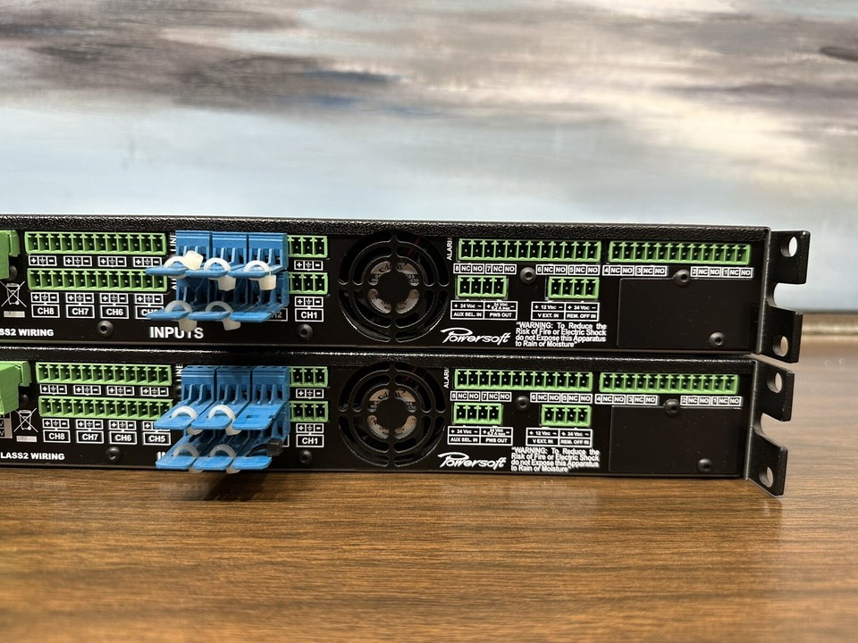 price (1) Powersoft Ottocanali 1204 8-Channel Power Amplifier working great | eBay