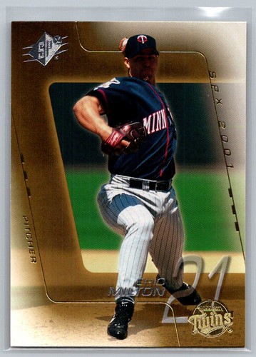 2001 Upper Deck SPx Baseball Card #31 Eric Milton Minnesota Twins | eBay