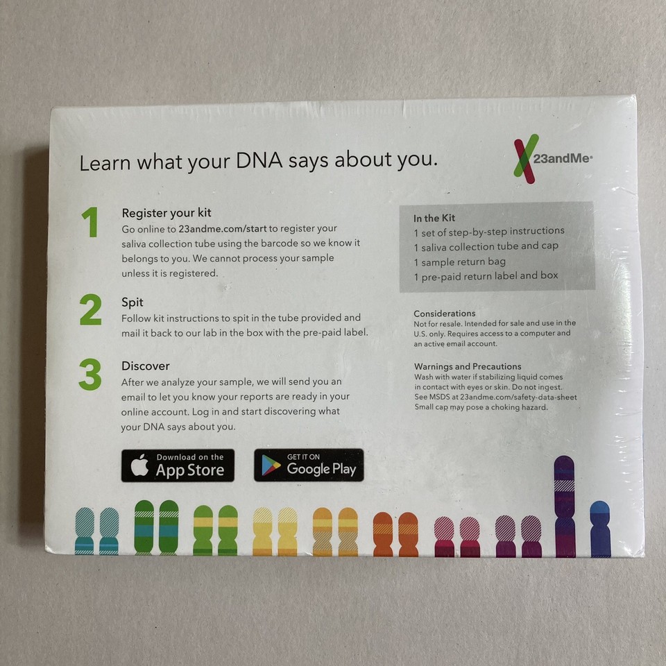 23 And Me DNA Test Health | Ancestry Genetic Service Kit EXP. 2020 ...