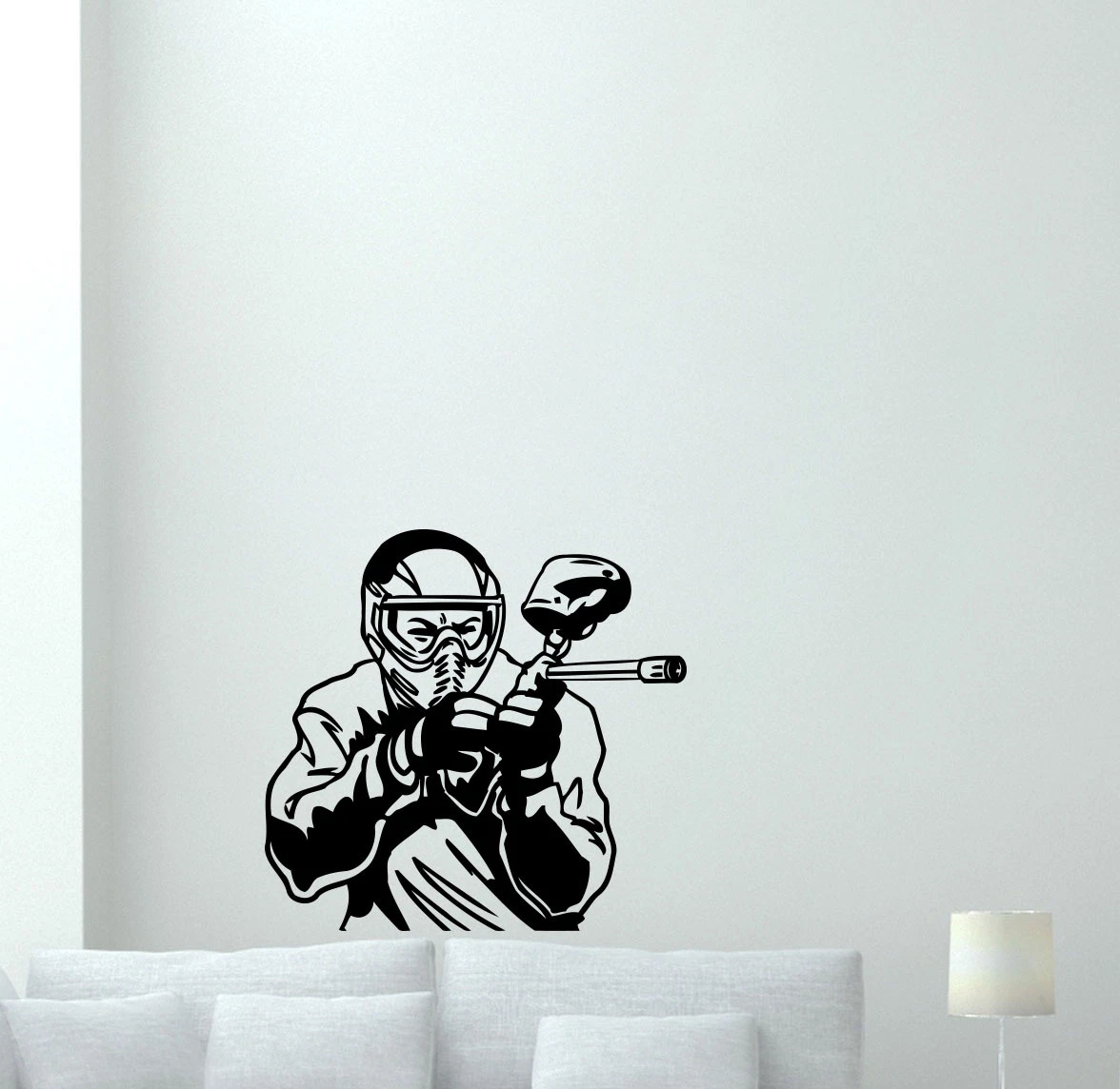 Paintball Wall Cool Bedroom Designs