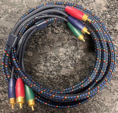 AudioQuest YIQ-G Component video cable 1M, Used | eBay