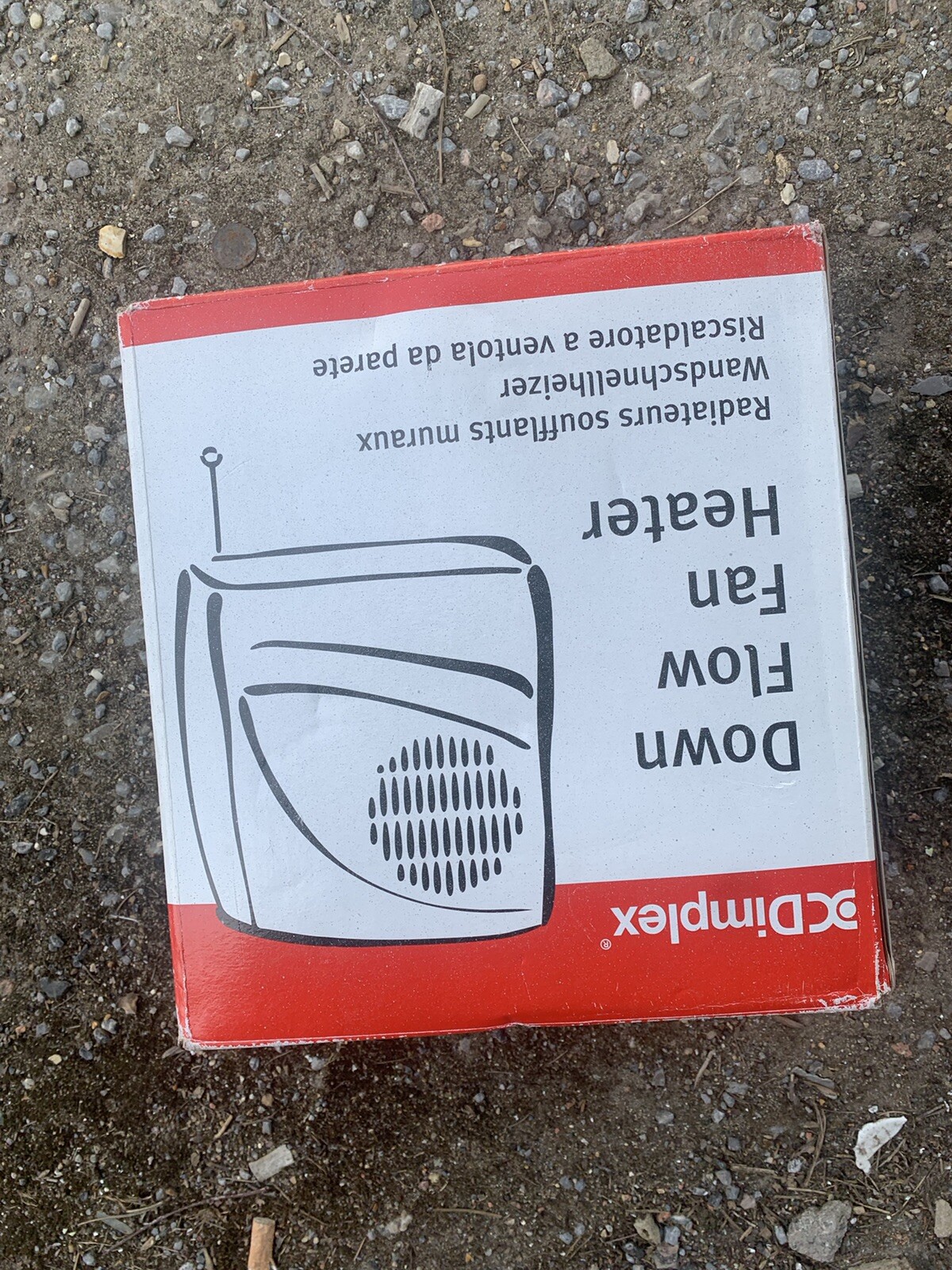 Dimplex FX20VE Downflow Fan Heater Wall Mounted with Timer and Pullcord ...