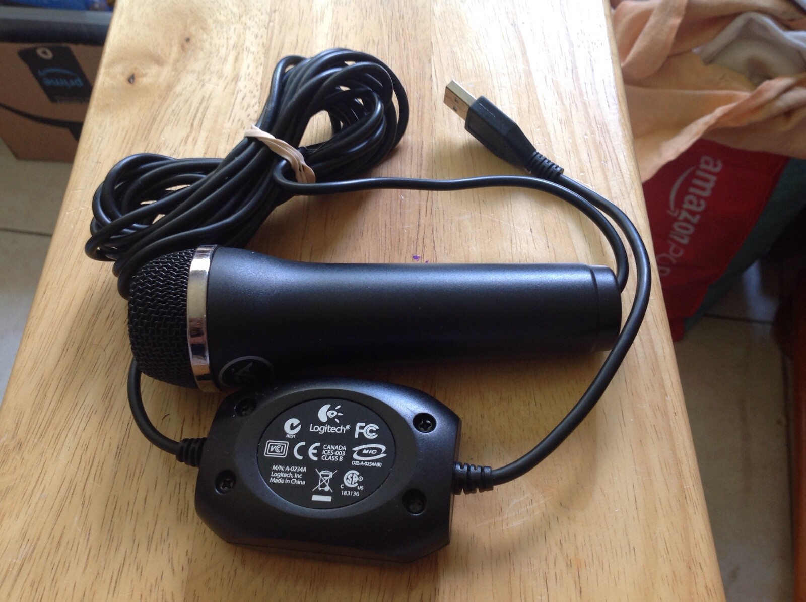 For Guitar Hero Logitech USB Microphone EA PS2 Wii PS3 Xbox 360 Black A ...