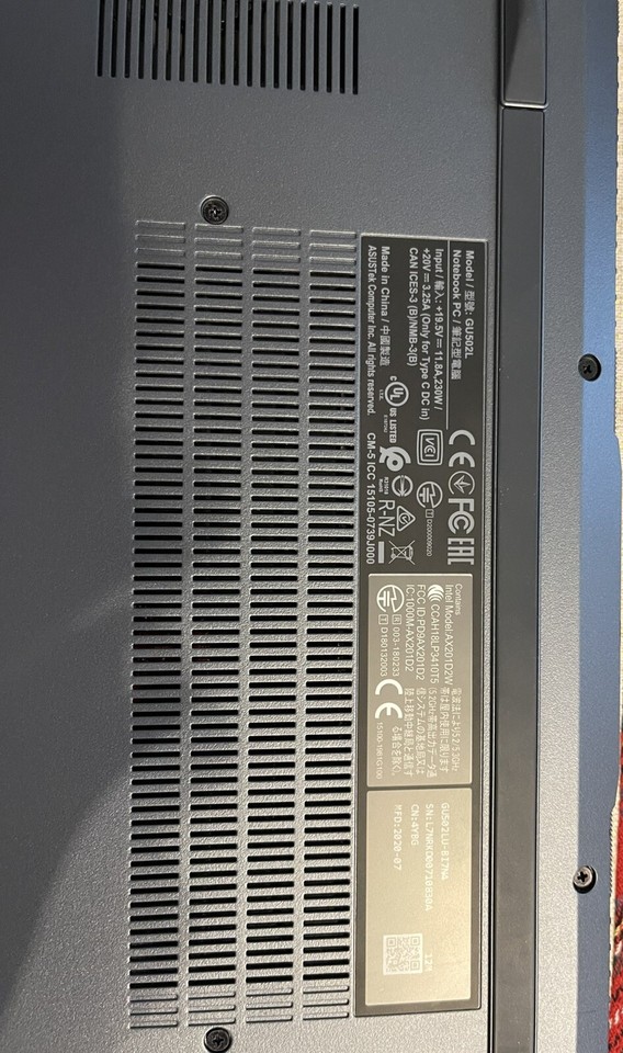 Asus Rog Zephyrus M15 GU502L | eBay