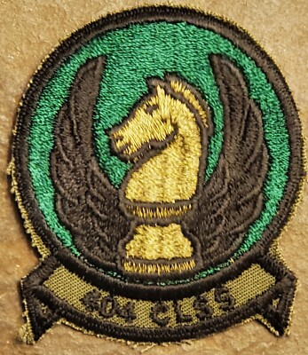 USAF 404th CLSS COMBAT LOGISTICS SUPPORT SQUADRON Subdued PATCH Vintage ...