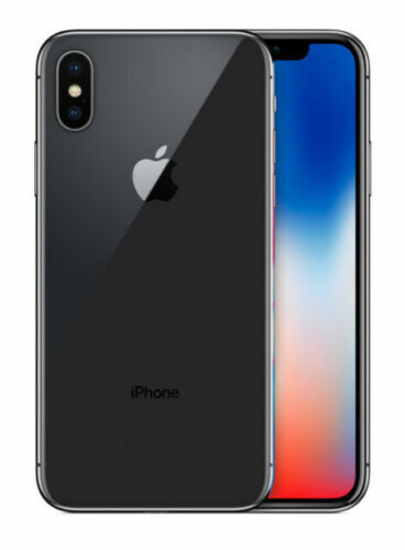 Apple iPhone X A1901 Unlocked 64GB Space Gray A- Extreme Burn | eBay