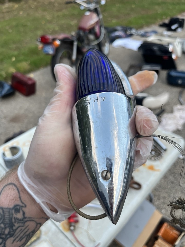 Harley Panhead Knucklehead Flathead Springer Front Fender Running ...