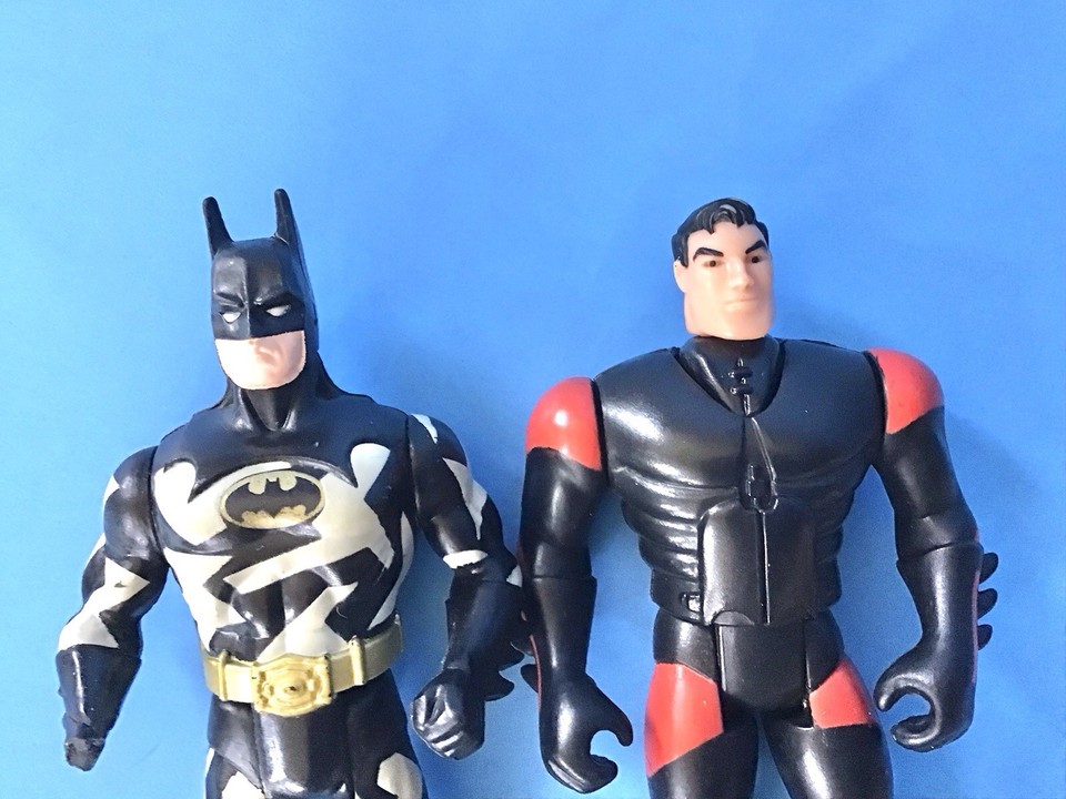 Batman Returns Figures Kenner Lot Of 2 Air Attack Batman & Bruce Wayne ...