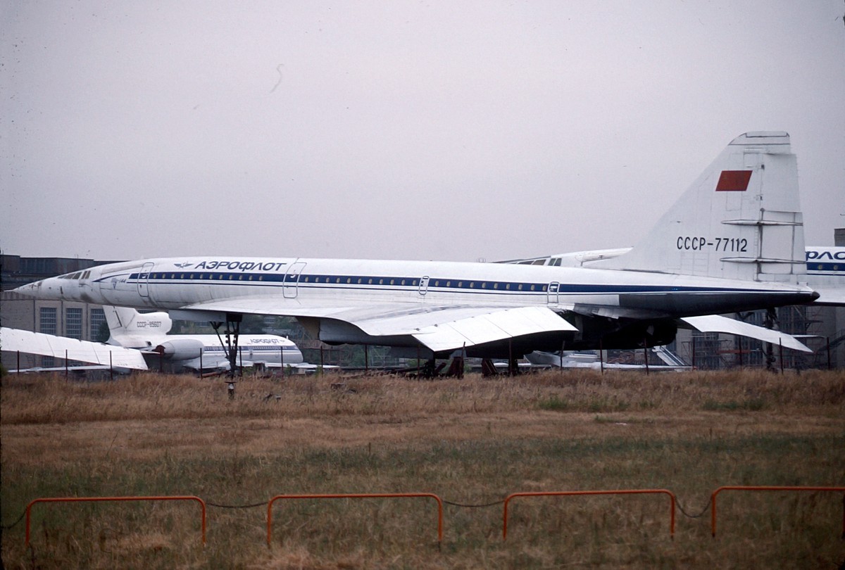 ex-AEROFLOT, Tupolev 144, CCCP-77112, in 1992, aircraft slide | eBay UK
