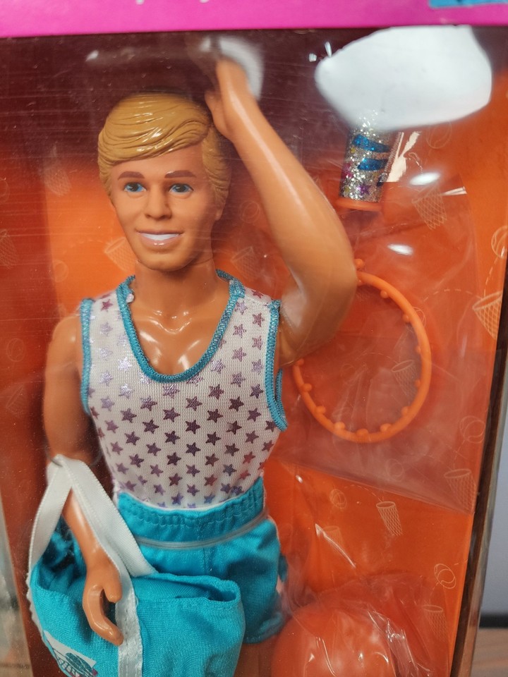 Ken and the All Stars Basketball 9361 Vintage Barbie 1989 Mattel NRFB ...