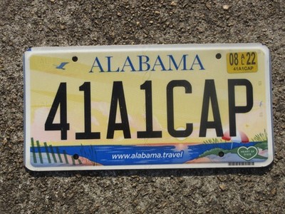 2022 Alabama A Pilot License Plate Douglas A-1 Skyraider 1946 - 1980s ...