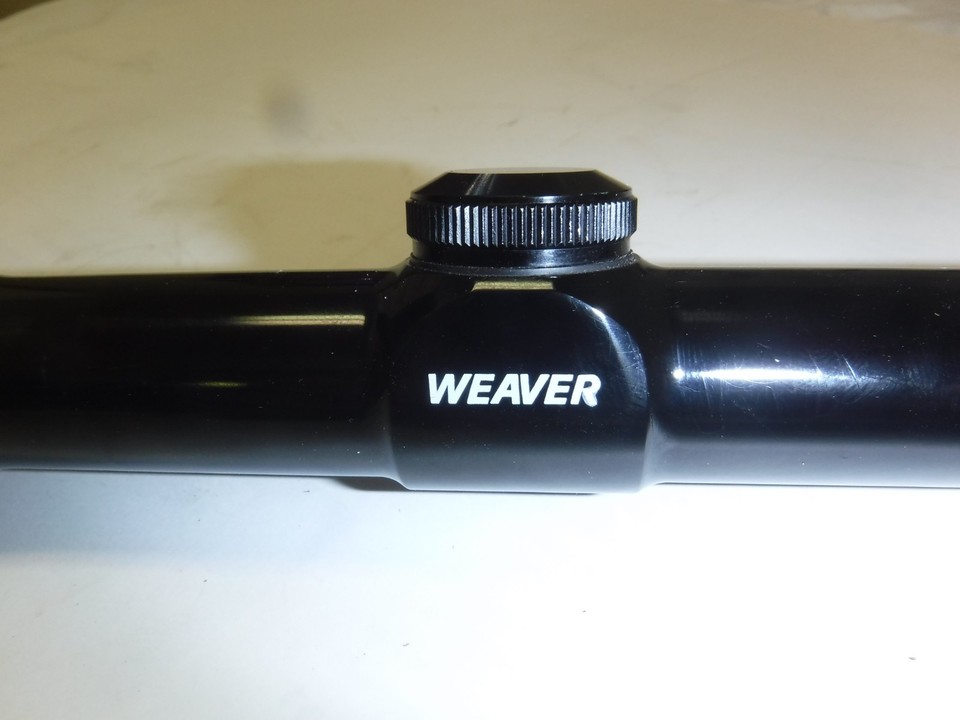 Weaver 3X-9X 38mm CV9 Micro-Trac Gloss Black Rifle Scope Made in Japan ...