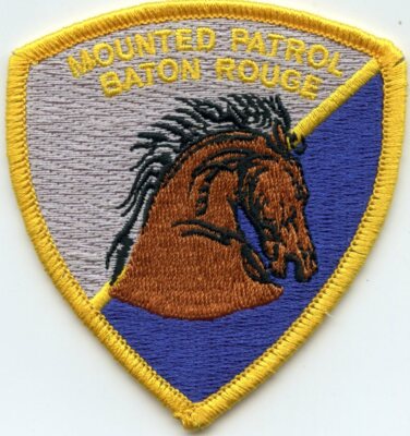 BATON ROUGE LOUISIANA Horse MOUNTED PATROL small POLICE PATCH | eBay