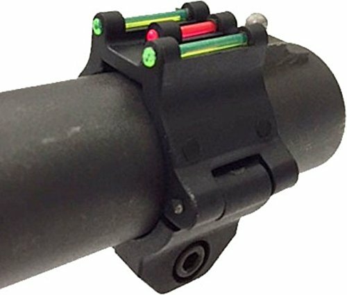 Three Fiber Front Firearm Sight for 12 Gauge Shotgun Barrels w/out Vent ...