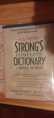 The New Strong's Complete Dictionary of Bible Words | eBay