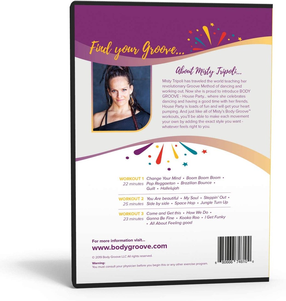 Body Groove House Party with Misty Tripoli (DVD, 2019) New Sealed ...