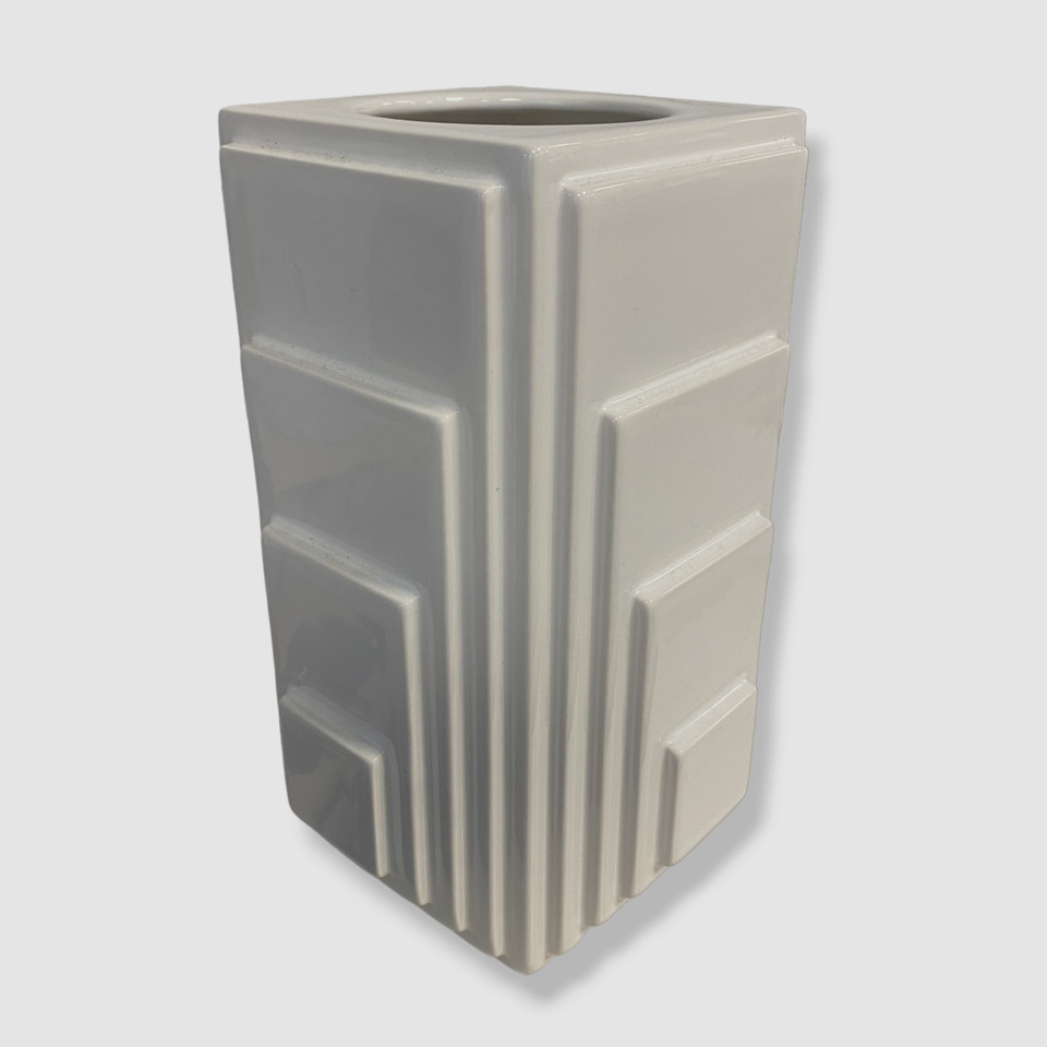 $240 GREG NATALE White Electric Dreams Ceramic Flower Vase | eBay