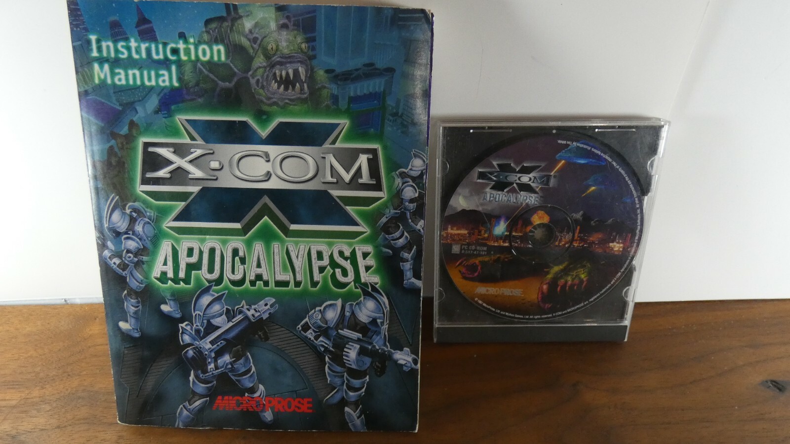 X-Com: Apocalypse PC Game Win 95 /MSDOS 1997 Microprose, Manual and ...