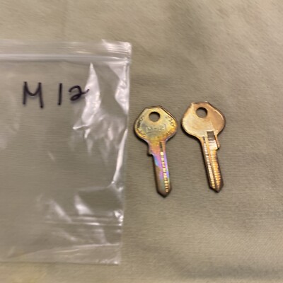 (2) M12 Curtis Brass Key Blanks | eBay