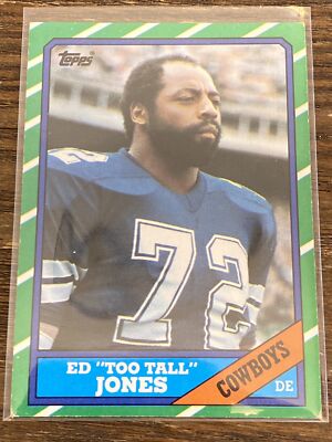 Ed "Too Tall" Jones 1986 Topps Football - Dallas Cowboys - EXC - Free ...