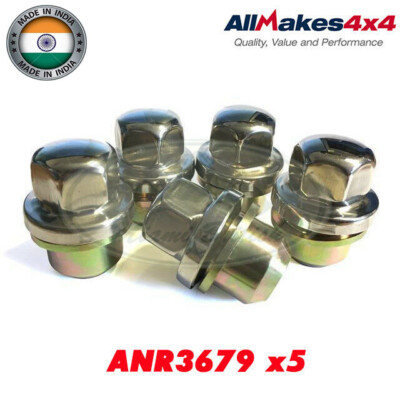 LAND ROVER WHEEL LUG NUTS SET x5 RANGE P38 DISCOVERY II 2 ANR3679 AM | eBay