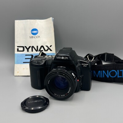 Minolta Dynax 3xi + minolta maxxum AF 50 1.7 analoge Kamera | eBay.de