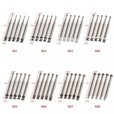 Dental Tungsten Carbide Round RA Burs for Low Speed Contra Angle ...