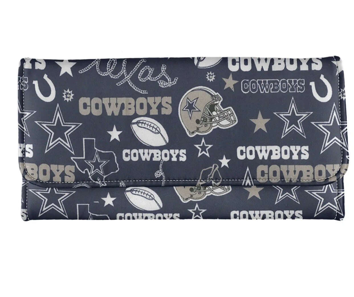 Dallas Cowboys Wallet PU Leather Unisex Hand Purse Clutch Wallet Gift ...
