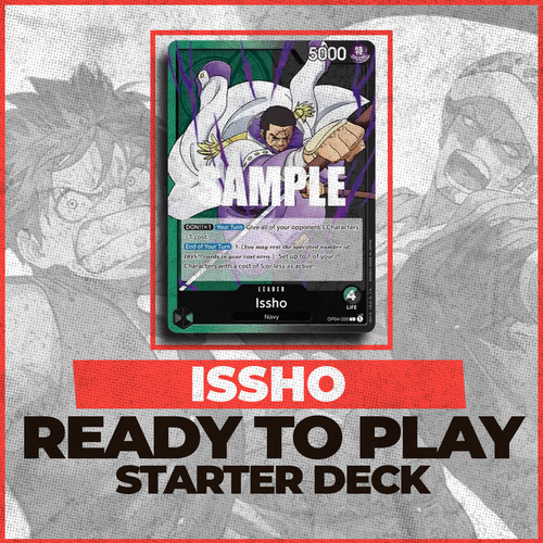 READY TO PLAY ONE PIECE STARTER DECK ISSHO FUJITORA TOURNAMENT CARD ...