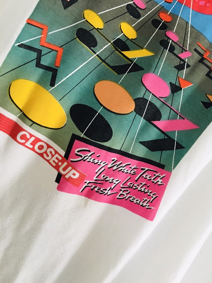 Vtg 80s Close Up Toothpaste Ad Breathless Groovy Classics Tee Rare ...