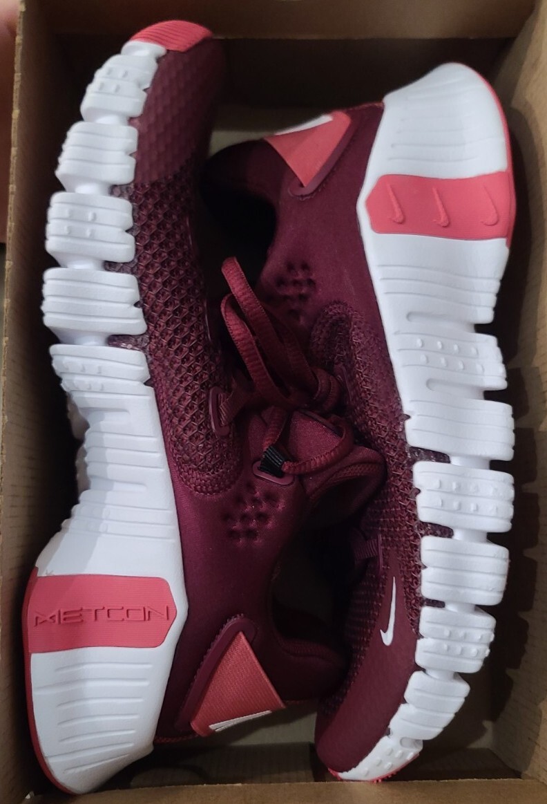 NEW Women's Size 8.5 Nike Free Metcon 4 Dark Beetroot Running Shoes Gym ...
