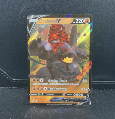 Coalossal V - 098/185 Ultra Rare - SWSH04: Vivid Voltage - Holofoil NM ...