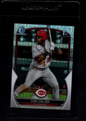 2023 Cam Collier RC 1st Bowman Chrome Mojo Refractor Reds Rookie BCP ...