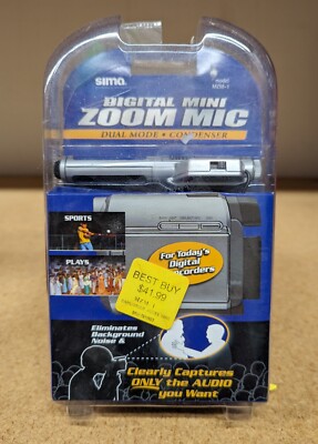 Digital Mini Zoom Mic Microphone Dual Mode Condenser Sima MZM-1 | eBay