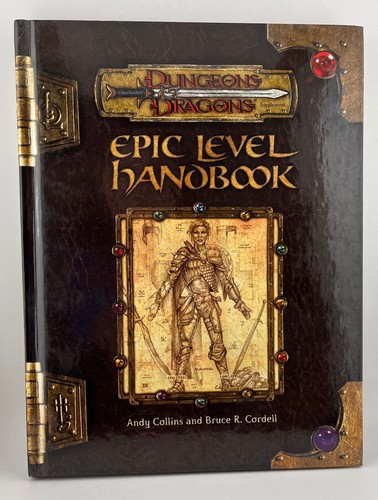 Dungeon and Dragons Epic Level Handbook 2002 First Printing | eBay