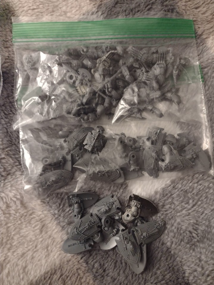 19 Space Marine Dark Angel Deathwing Terminators Army Lot Plus Bits | eBay