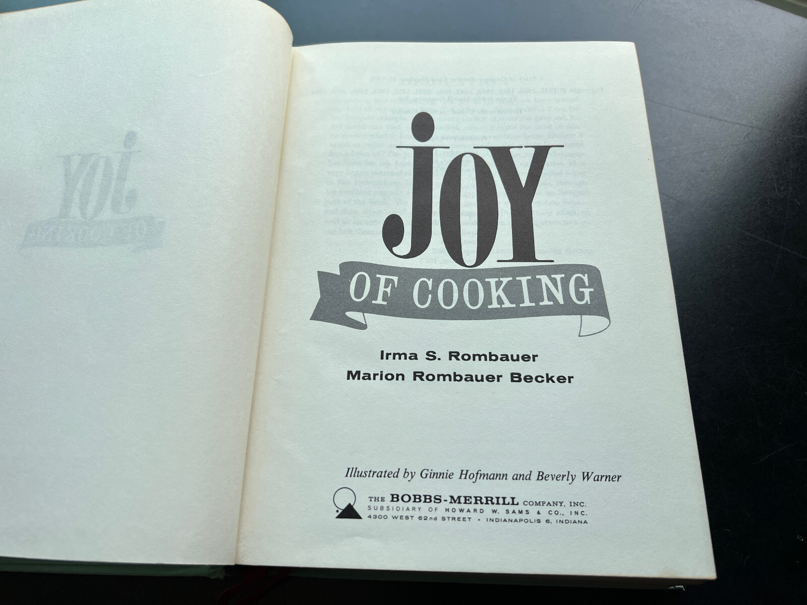 Vintage Joy of Cooking Cookbook 1967 Edition by Irma S. Rombauer (C2 ...